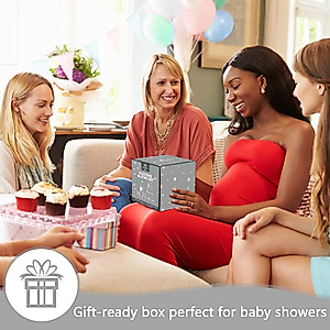 Pink Baby Monthly Milestone Blocks with Bag. Baby Age Blocks for Girl or Boy Baby Photo Props and Baby Shower. Month Baby Milestone Blocks with Grammatically Correct Month and Year