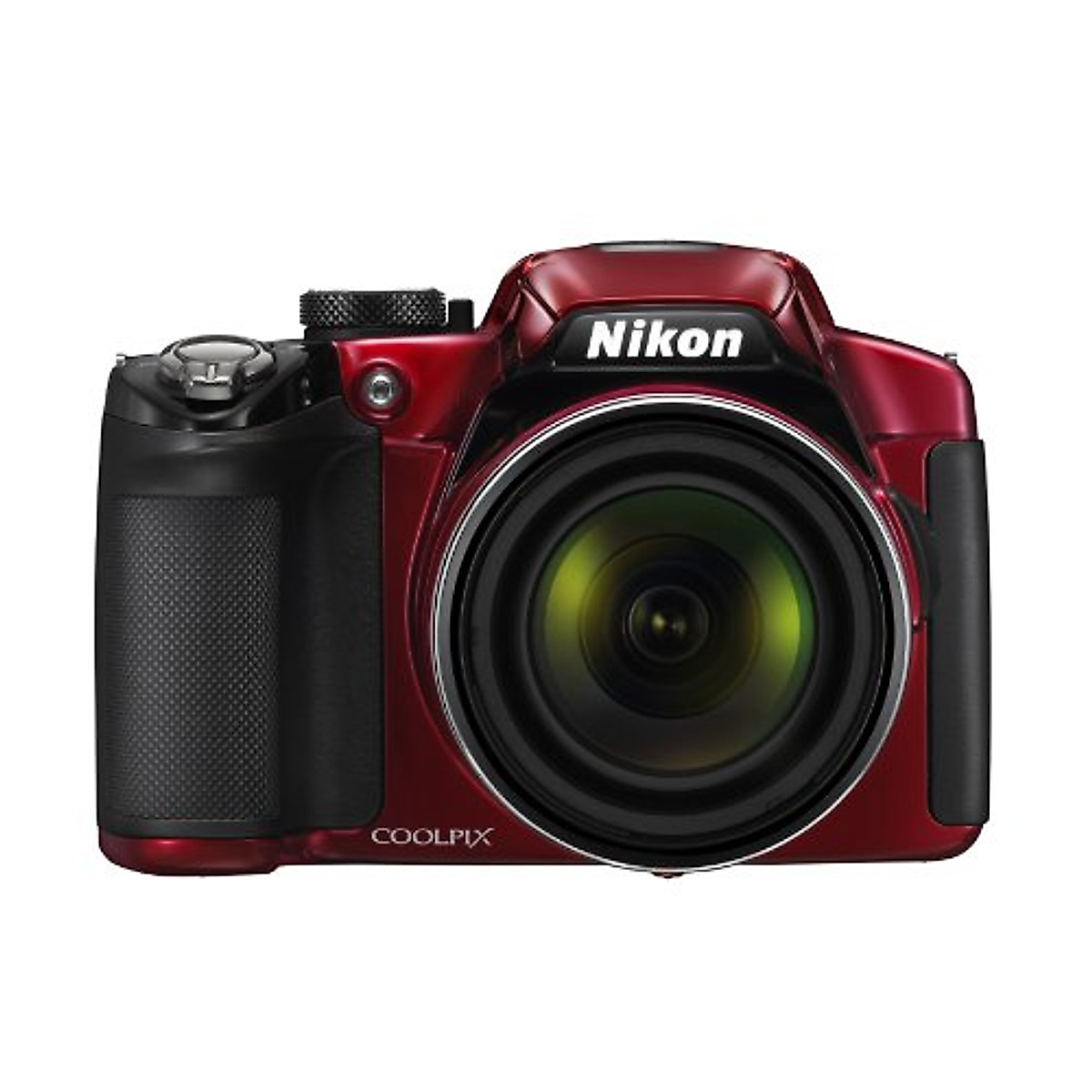 Nikon COOLPIX P510 16.1 MP CMOS Digital Camera with 42x Zoom NIKKOR ED Glass Lens and GPS Record Location (Red)