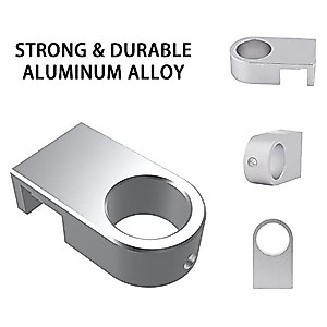 MiOYOOW Tube Fixture Holder, Mini Aquarium Fixing Clamp Anti Overflow Aquarium Pipe Clip with Screw & Screwdriver for Fish Tank Aquarium (S)