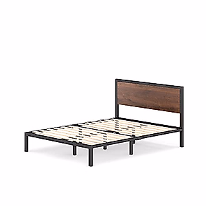 ZINUS Mory Metal Platform Bed Frame / Wood Slat Support / No Box Spring Needed / Easy Assembly, King