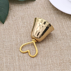 Abaodam Weddings Bell Place Card Holders Kissing Bells Place Card Photo Holder for Table Numbers Restaurant Menu Party Decoration