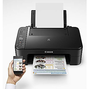 Canon Pixma TS3320 Black, Works with Alexa