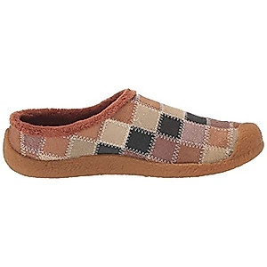 KEEN Women's Howser Harvest Casual Comfortable Leather Slip On Mule, Patchwork, 10.5