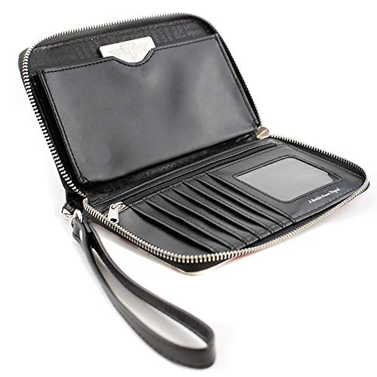 Buckle-Down Women's PU Zip Around Wallet Rectangle-Harry Potter, 7.5"x4.5"