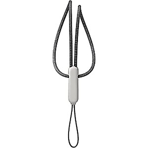 JPLFYRE Lanyard for AirPods Pro 2nd Generation, Wireless Bluetooth Earbuds Protective Case Soft Silicone Anti-Lost Compatible with (Grey) White