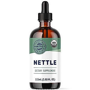 Vimergy Organic Nettle Leaf Extract, 57 Servings – Potent 10:1 Extract Liquid Drops – Supports Immune System Health – Supports Joint Health - USDA Organic, Gluten-Free, Non-GMO, Vegan & Paleo (115 ml)