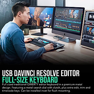 Blackmagic Design USB Davinci Resolve Editor Keyboard