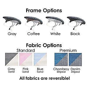 Nomi Baby Coffee with Pink Cushion, Newborn Bouncer Accessory for High Chair, Seamlessly Adjusts from Lay Flat to more Upright Position, Bouncer Seat Elevates Baby to the Height of the Table, 5.5 lb