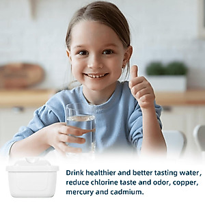 APPLIANCEMATES Water Filters Replacement for Mavea filters 3 pack,Compatible With Brita Maxtra Filter and LEVOIT Pitcher