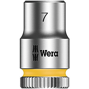 Wera Tools 05003883001 Belt 4 Sock Set 1/4" drv 9 Pieces, One Size, Multi