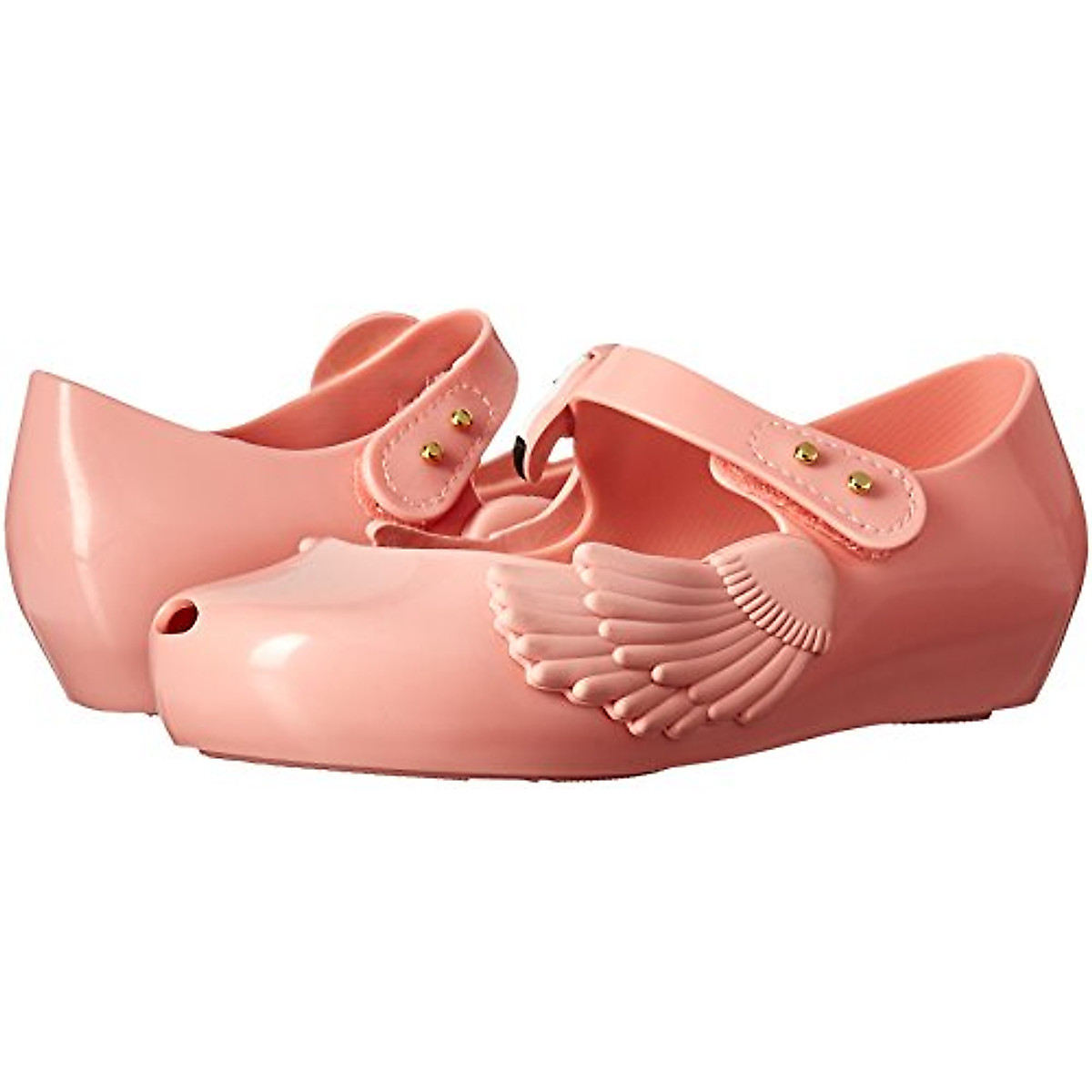 Mini Melissa Baby-Girl's Mini Ultragirl Theme Ballet Flat, Pink Candle, 6 Medium US Toddler