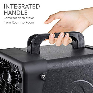 Ivation Ozone Generator Air Purifier, Powerful Compact Unit Deodorizes, Sanitizes & Improves Indoor Air Quality Up To 4000 Sq. Ft. - for Dust, Pollen, Pets, Smoke & More