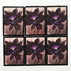 120 PCS/LOT Black Lotus Game Sleeves Cards Sleeve Card Cover for Trading Cards TCG Board Games Protective Sleeves 66x91mm