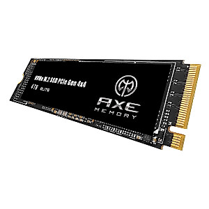 Axe Memory Elite Internal SSD 4TB Gen4 PCIe NVMe M.2 2280 Solid State Drive - Read Up to 7,200MB/s Write, Up to 6,500MB/s DDR4 2GB DRAM Cache