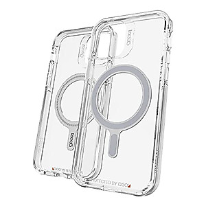ZAGG Gear4 Crystal Palace Snap Case - Crystal Clear Impact Protection with MagSafe Compatibility for Apple iPhone 12, iPhone 12 Pro (Model: 702007475)