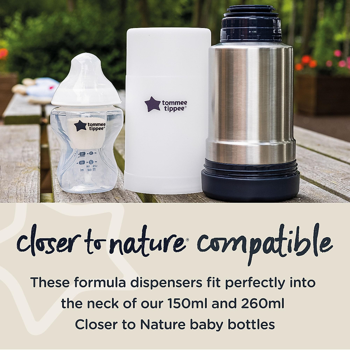 Tommee Tippee Closer To Nature Milk Powder Dispensers x 6