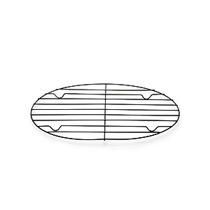 Fox Run - 57213 Fox Run Non-Stick Oval Roasting/Cooling Rack, 11.25 x 8.25 x 0.5 inches, Metallic