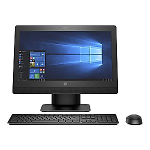 HP 2RX49UT#ABA Proone 400 G3 20" All-in-One Pc, 4 GB Ram, 500 GB HDD, Intel HD Graphics, Black