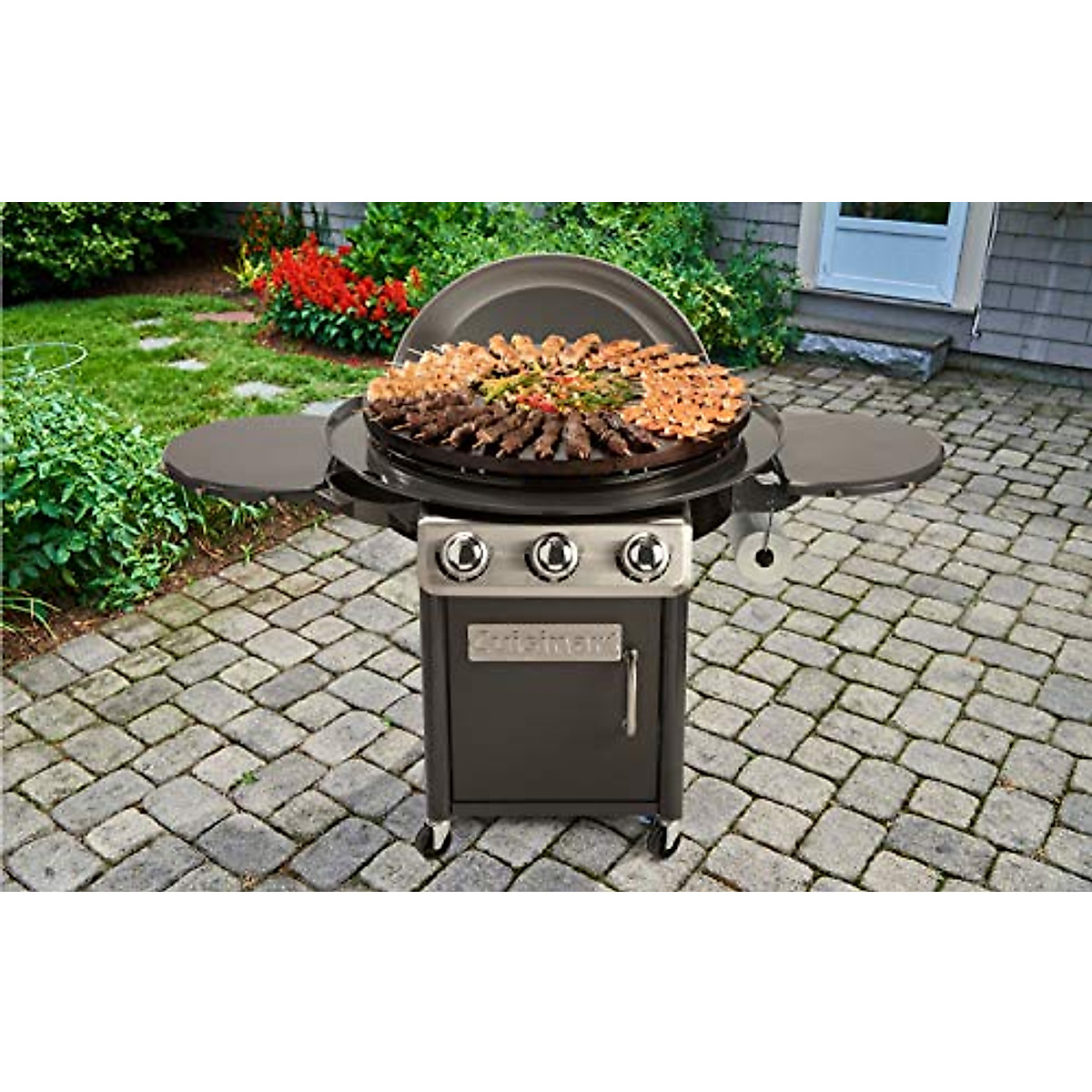 Cuisinart CGG-999 30-Inch Round Flat Top Surface 360° XL Griddle Outdoor Cooking Station