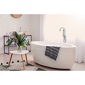 Gold CASE Turkish Beach Towel Bath Towels LYCIA Series - Set of 6 - XXL Oversized 70x38 inches -100% Cotton - Quick Dry Lightweight Sand Free Turkish Towel (Black)