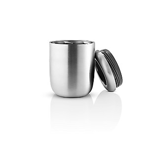 EVA SOLO | to Go Thermo mealbox 22oz | Practical to Go Lunchbox with Insulated Bowl and Double-Walled lid to Keep Contents hot for up to 6 Hours or Cool for up to 12 Hours | Steel/Black