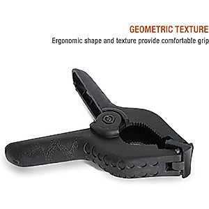 EACHPOLE |10-Pack| Heavy Duty Nylon Spring Clamps 4.5 inch for Home Improvement Projects and Photography Studios, APL1770