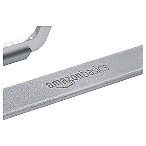 Amazon Basics Aluminum Portable Foldable Support Stand for Laptops up to 13 Inches, Silver