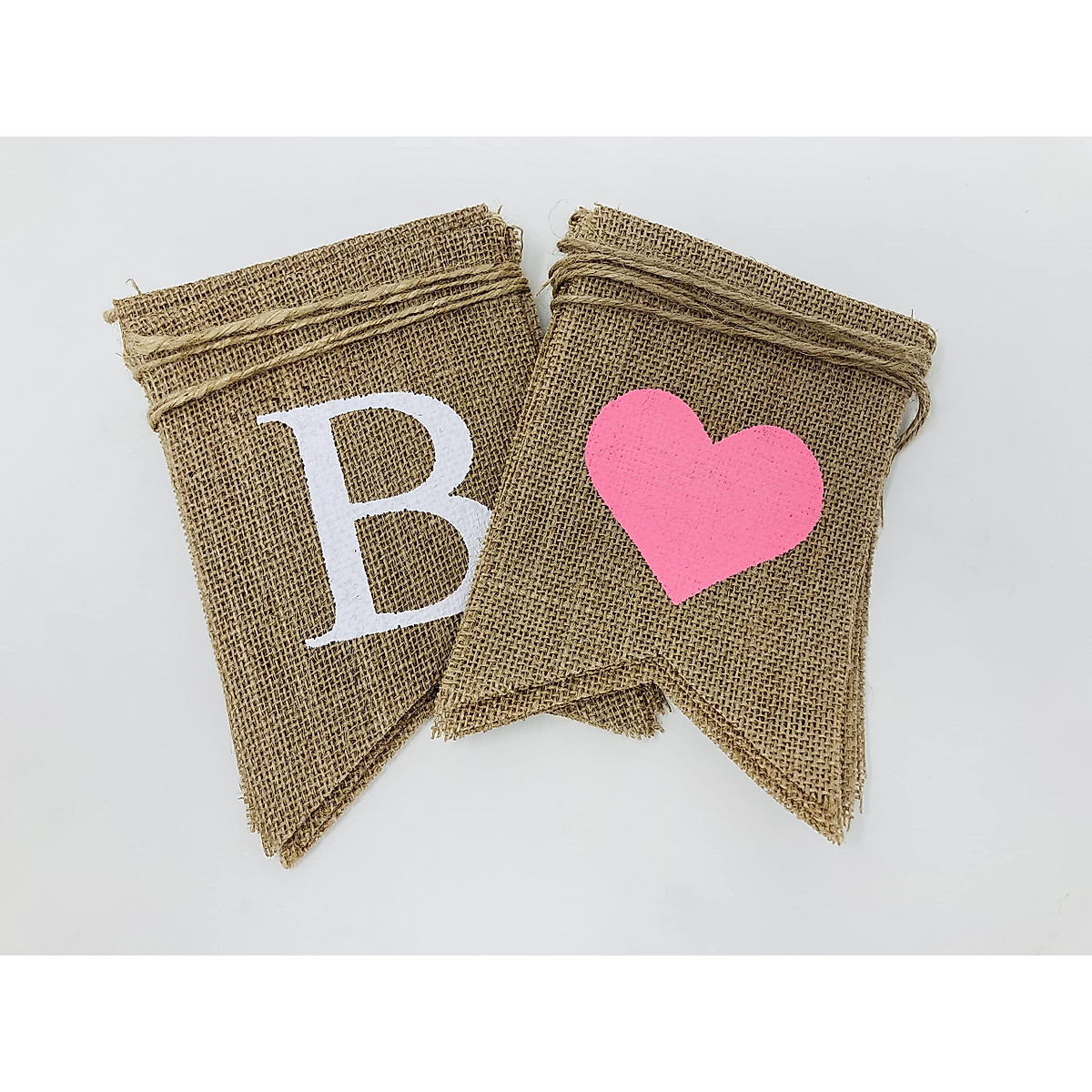 Shimmer Anna Shine Sweet Baby Girl Burlap Banner for Baby Shower Decorations and Gender Reveal Party (Pink)