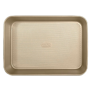 Glad Baking Pan Nonstick - Oblong Metal Dish for Cake and Lasagna - Heavy Duty Carbon Steel Bakeware, Large