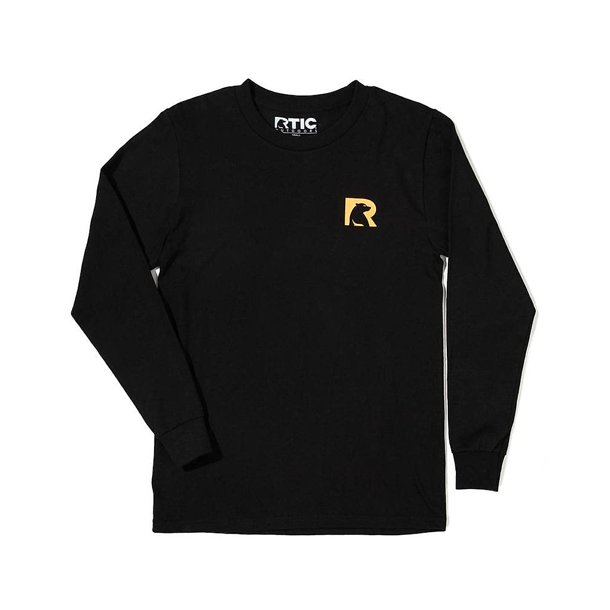 RTIC Men's Long Sleeve T-Shirt, Mountain Time, S, 100% Cotton, Perfect for The Outdoors, Hiking, Fishing, Camping, Mountain Biking, Hunting