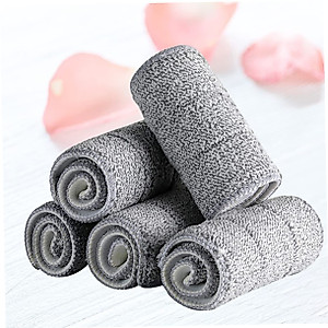Hemoton 5Pcs Roller mop Head Microfiber mop Head mop Pads Refills Floor Cleaning Tool Foam mop Absorbent mop Head mop Replacement Heads Sponge mops Cleaning Utensils Absorb Water