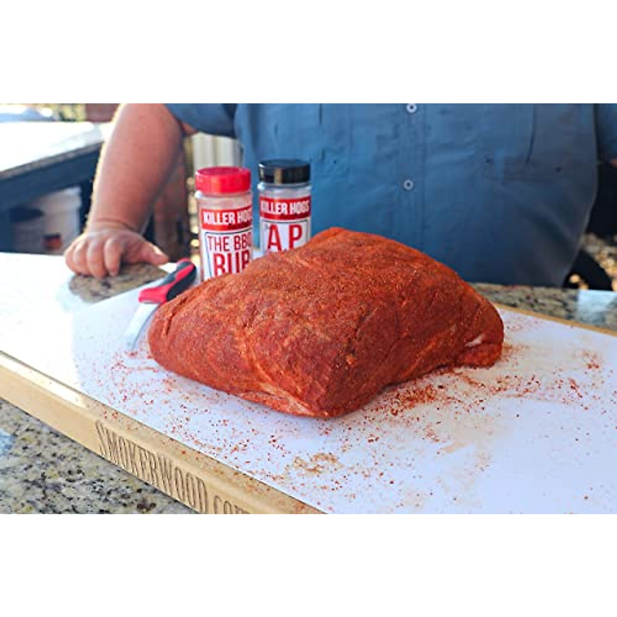 Killer Hogs AP Seasoning | Championship BBQ and Grill All Purpose Seasoning for Beef, Steak, Burgers, Pork, and Chicken | Salt, Pepper, Garlic (SPG) | 14 Ounces