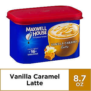 Maxwell House International Vanilla Caramel Latte Mix, 8.7 OZ