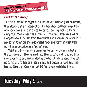 A Year of True Crime Page-A-Day Calendar 2023: Cannibal Cooks, Killer Kids, Incredible Survivors!