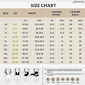 FeelinGirl 9 Steel Boned Waist Cincher Corset Body Training Girdle for Women Black Large