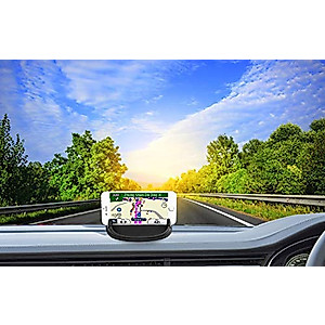 Oleksil Car Cell Phone Holder Dashboard Phone Holder Phone Mount for Car Anti-Slip Silicone Car Pad Phone Stand Compatible with iPhone,Samsung,Android Smartphones