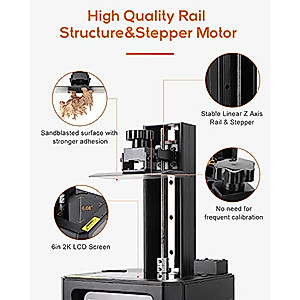 Creality Official HALOT-ONE (CL-60) Resin 3D Printer with Precise Intergral Light Source, WiFi Control and Fast Printing,Dual Cooling & Filtering System, Assembled Out of The Box