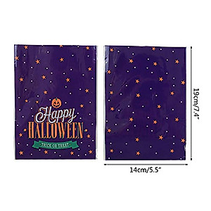 30 Pcs Halloween Plastic Bags in 3 Designs, Halloween Goodie Gift Bags Party Favors, Halloween Trick or Treat Bags, Event Party Supplies