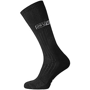281Z Military Lightweight Boot Socks - Tactical Trekking Hiking - Outdoor Athletic Sport (Black)(X-Small 1 Pair)