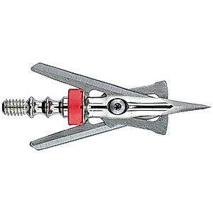 RAGE Hypodermic Crossbow Broadhead, 100g, Multi (39600),silver