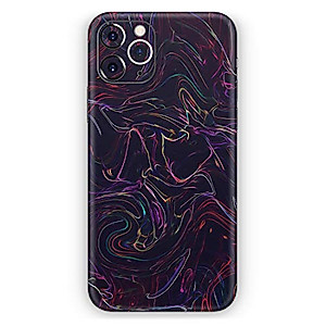 Design Skinz Liquid Abstract Paint Remix V26 - DesignSkinz Protective Vinyl Decal Wrap Skin Cover Compatible with The Apple iPhone 7 (Full-Body, Screen Trim & Back Glass Skin)