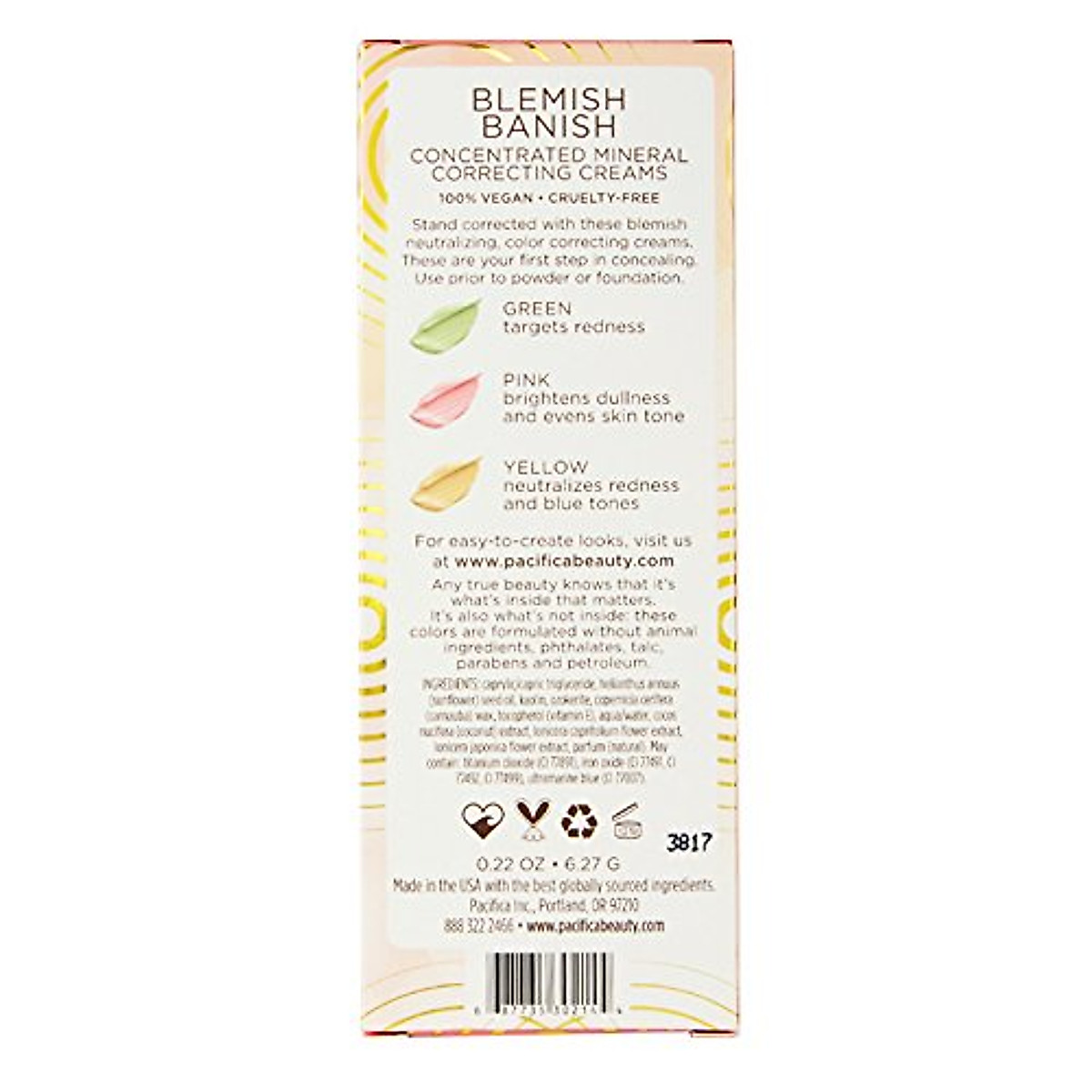 Pacifica Beauty Blemish Banish Concealers, 0.22 Ounce