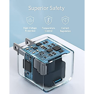 USB C Charger, Anker 20W Fast Charger with Foldable Plug, PowerPort III 20W Cube Charger for iPhone 14/14 Plus/14 Pro/14 Pro Max/13, Galaxy, Pixel 4/3, iPad/iPad Mini, and More (Cable Not Included)