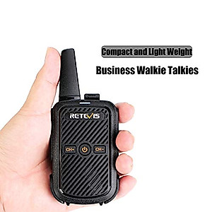 Retevis RT15 Radios Walkie Talkies 20 Pack, Business 2 Way Radios Rechargeable,Portable,USB Fast Charing,Hands Free,for Adults Restaurants Healthcare Retail Commercial