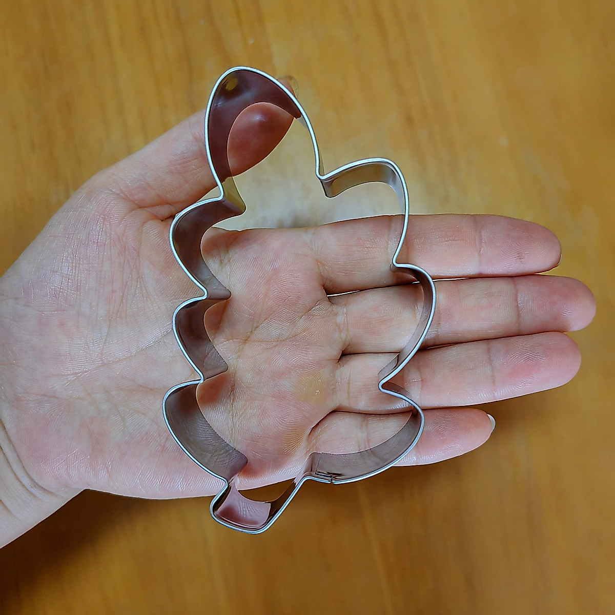 LUBTOSMN Leaf Cookie Cutter-4 inch-Biscui Cookie Cutters Molds for Green Baby Shower Wedding Engagement Birthday Party