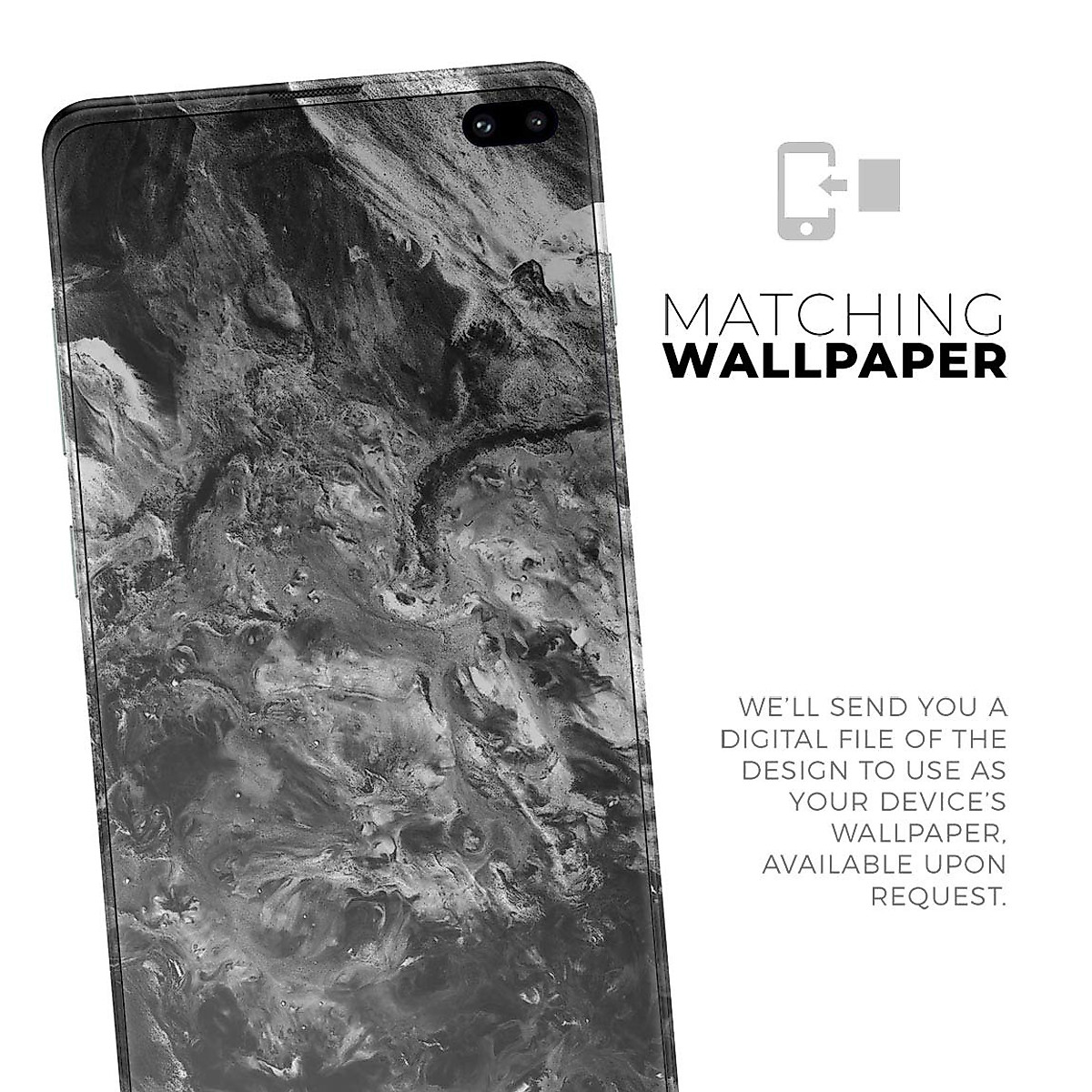 DesignSkinz Liquid Abstract Paint V52 Protective Vinyl Decal Wrap Skin Cover Compatible with The Samsung Galaxy S20 (Screen Trim & Back Glass Skin)