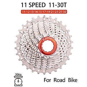 ZTTO Road Bike Cassette 11 Speed Mountain Bike Freewheel 11S 11-25T/28T/30T/34T Bicycle Sprocket (11S 11-25T)