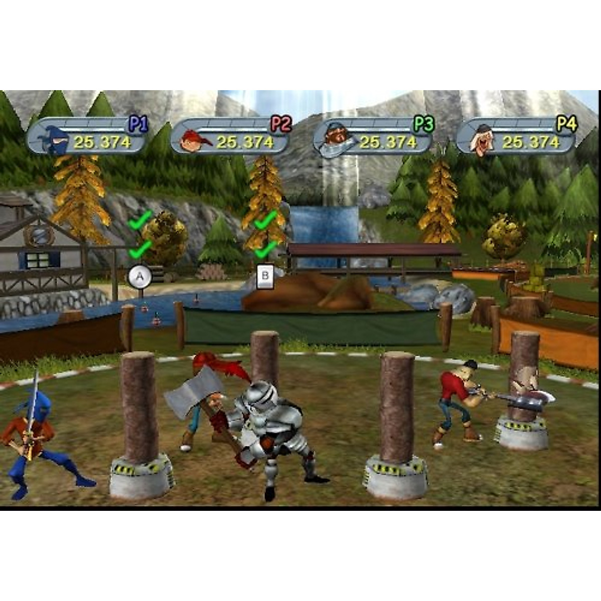 Go Play Lumberjacks - Nintendo Wii