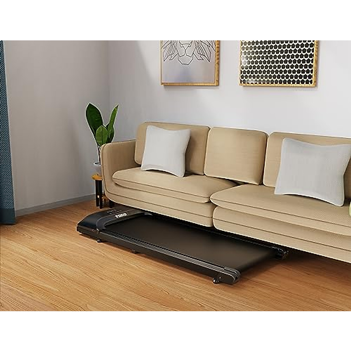 Under Desk Treadmill Walking Pad 2 in 1 for Walking Running Jogging Desk Treadmill for Home Office Exercise