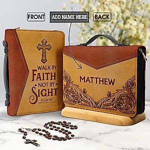 Walk by Faith Not by Sight (X-L, TOP Grain Leather)